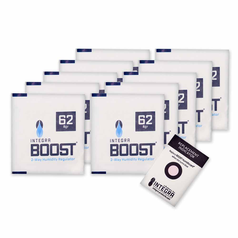 Integra Boost 62% humidity control 8 gram x10 - High-Quality Organic ...