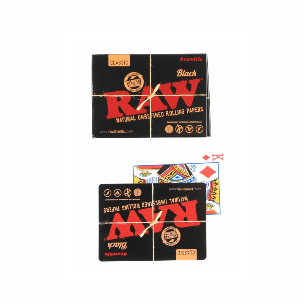 RAW BLACK PLAYING CARD - High-Quality Organic Marijuana - Pattaya